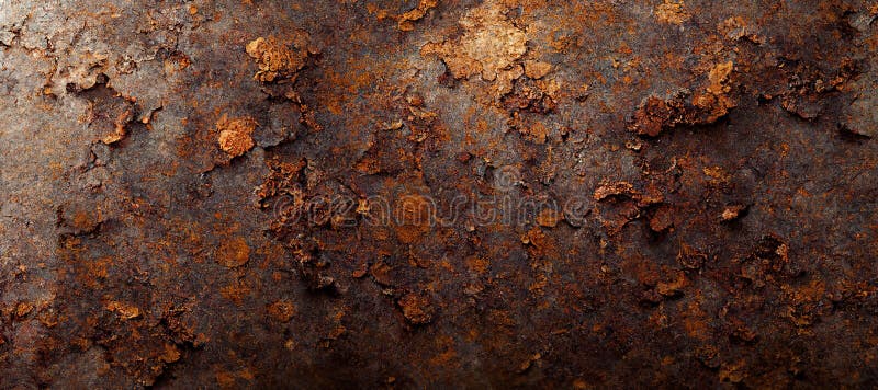 Old Rusty Cracked Iron Wall Texture Background Stock Illustration ...