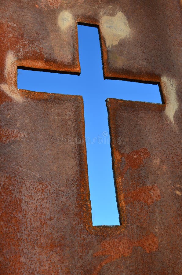 Rusty Cross stock photo. Image of rusted, cross, rusty - 24689340