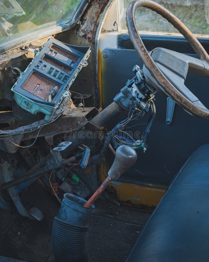 Rusty Dashboard of a car stock image. Image of dashboard - 341502561