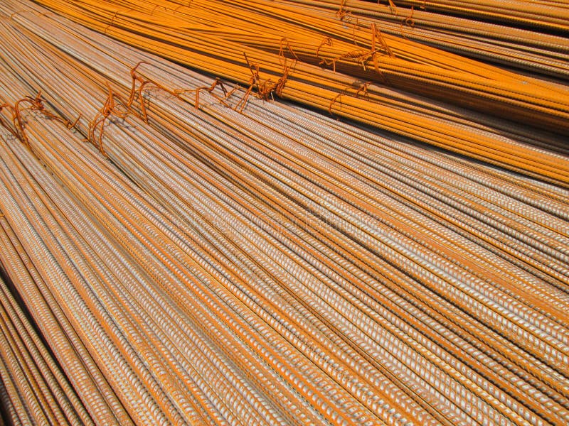 Raw Material, Reinforcement Concrete Structure Stock Image - Image of ...