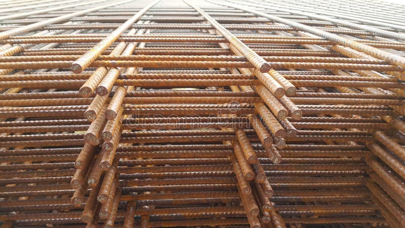 Raw Material, Reinforcement Concrete Structure Stock Image - Image of ...