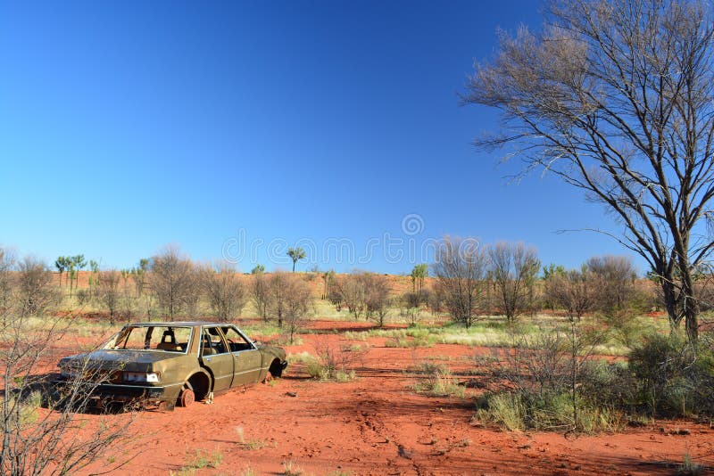 Rusty Deserted Car stock image. Image of rusty, deserted - 42631519