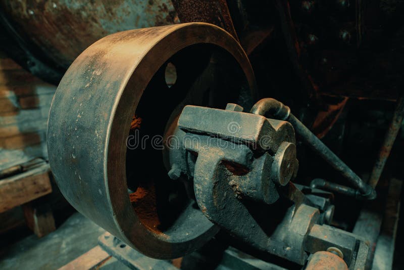 Rusty Details of Old Mechanisms and Machine Tools Stock Image - Image ...
