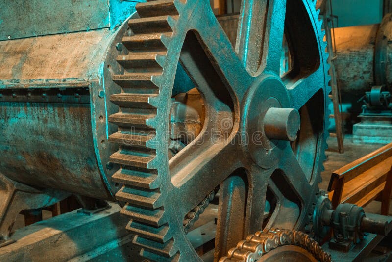 Rusty Details of Old Mechanisms and Machine Tools Stock Photo - Image ...