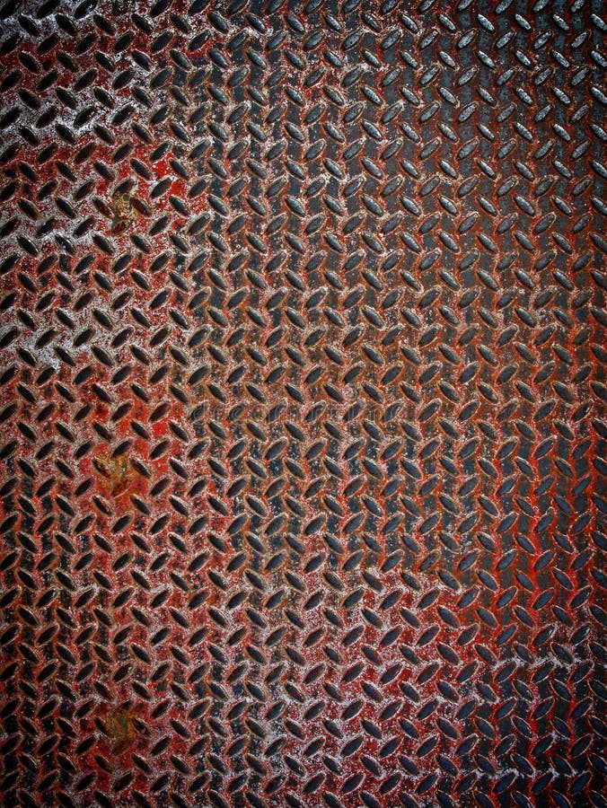 Rusty Diamond Metal Plate Royalty Free Stock Photo - Image: 8594715