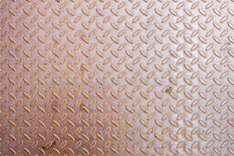 Rusty Diamond Metal Plate Background Stock Image - Image of floor ...