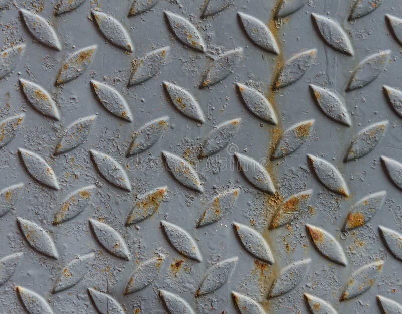Rusty diamond steel plate stock image. Image of metallic - 37848787