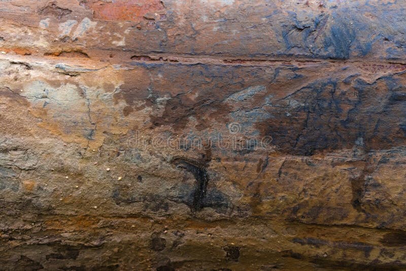 Rusty and Dirty Metal Surface. Texture of Rusty Pipe Stock Photo ...