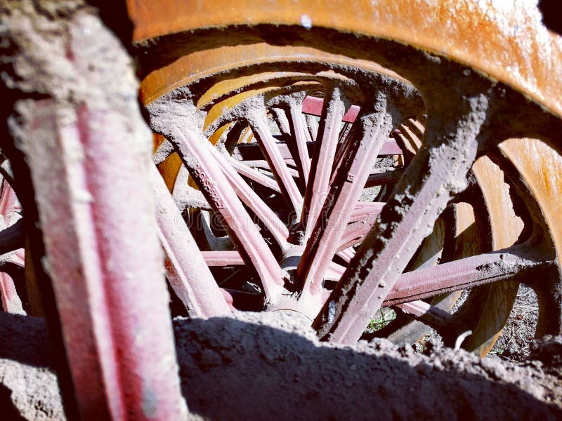 Rusty dirty wheels stock image. Image of wheels, dirty - 159626851