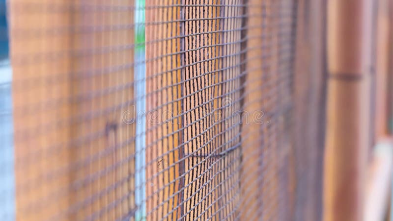 Rusty and Dirty Woven Wire stock image. Image of symmetry - 204253129