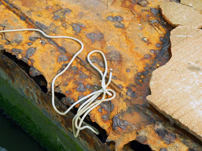 Rusty dock stock image. Image of rusty, dock, detail - 54552841