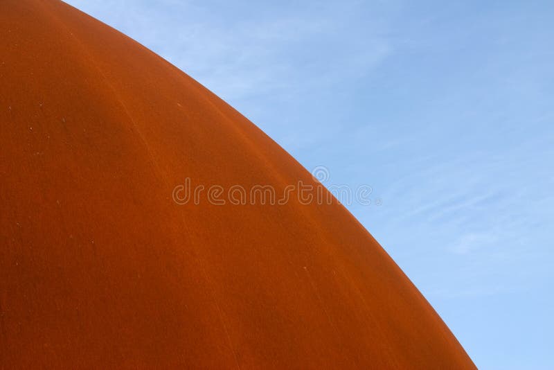Rusty dome stock image. Image of weathered, blue, daylight - 663425
