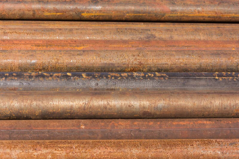 Rusty drill pipe. stock image. Image of drill, exploration - 70684857