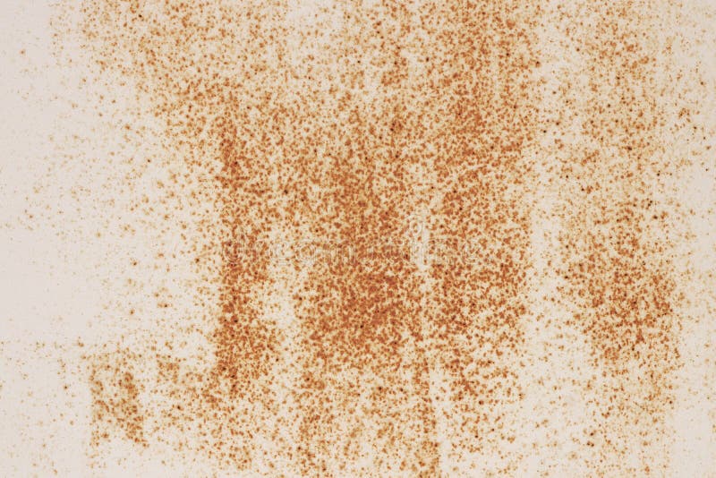 Rusty Dust on White Painted Wall Texture Stock Image - Image of ...