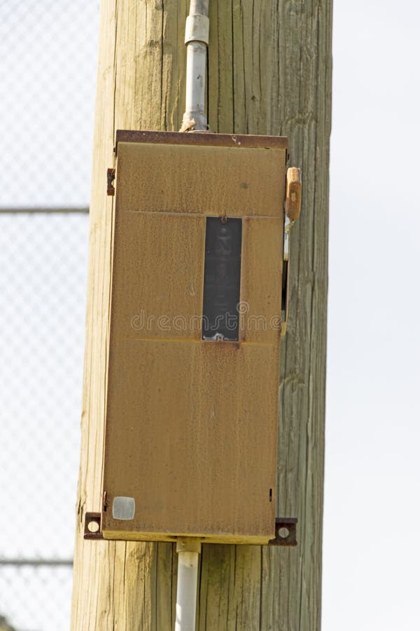 Electrical Utility Weather Head Stock Image - Image of rubber, wired ...