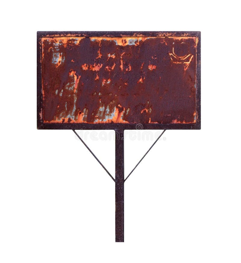 Old blank traffic sign stock photo. Image of metal, grungy - 24990904