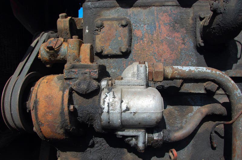 Rusty engine stock image. Image of motor, transport, rusty - 20328075