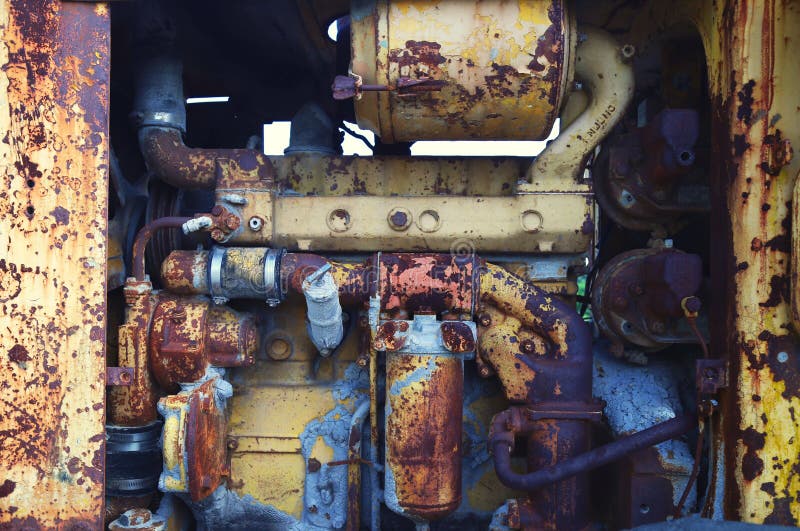 Rusty engine editorial stock photo. Image of transmission - 80391968