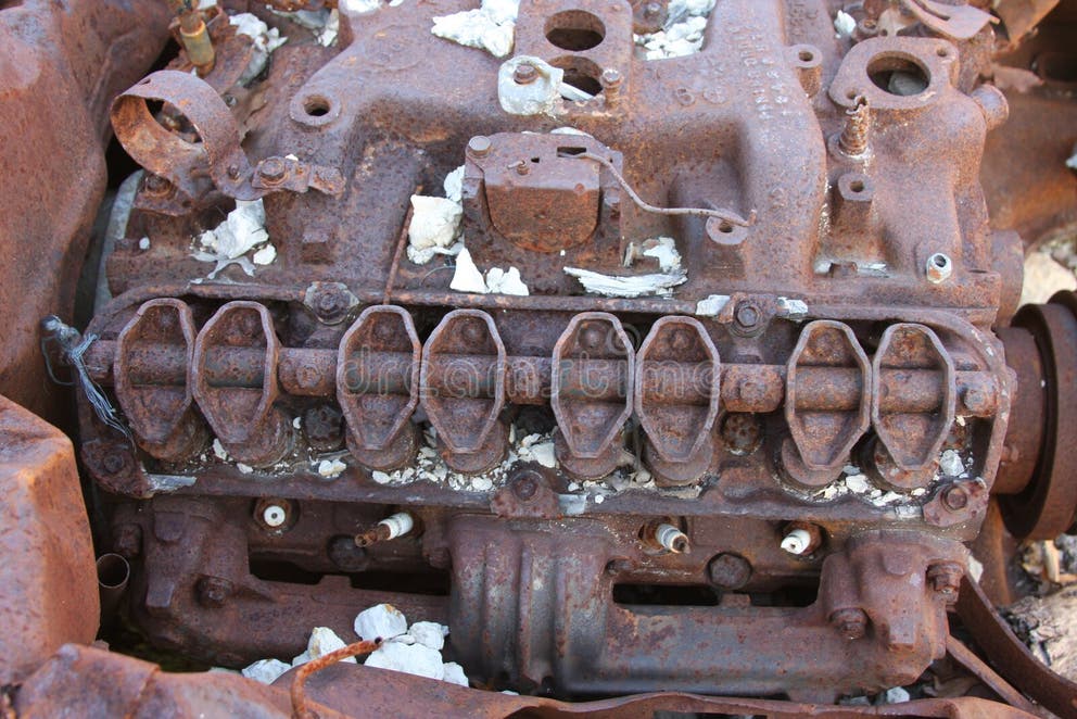 Rusty Engine stock photo. Image of brown, rust, intake - 84650636