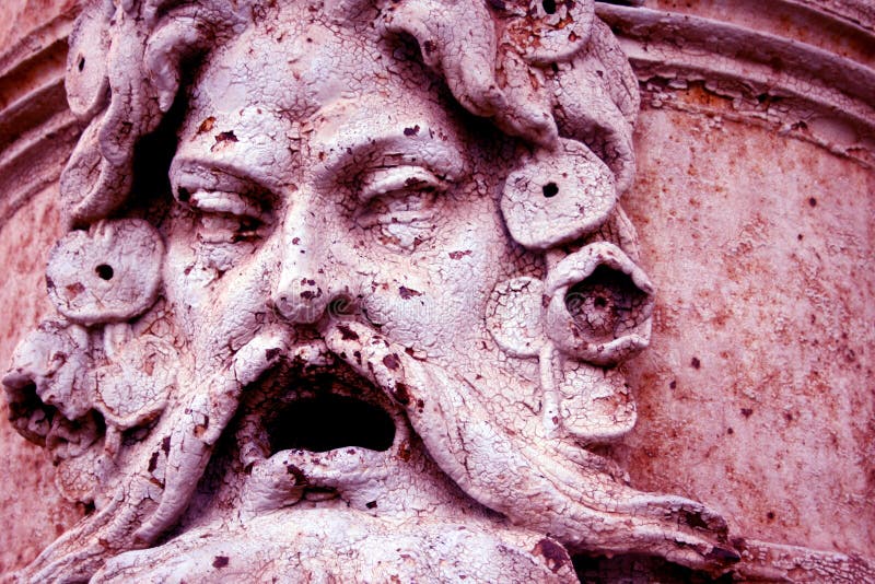 Rusty face stock image. Image of rusty, sculpture, mask - 44152383