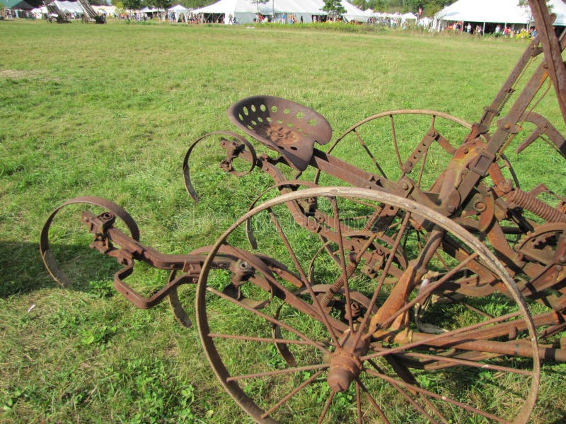 Antique farm equipment stock image. Image of homestead - 25680491