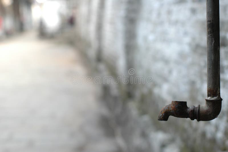 Old Rusty Faucet stock photo. Image of threaded, metal - 18902226