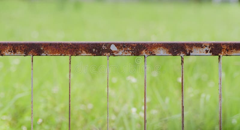 Rusty fence stock image. Image of rust, medieval, metal - 42046807