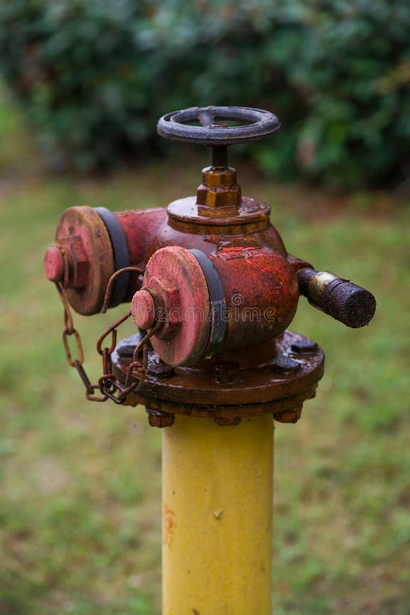Rusty fire hydrant stock photo. Image of hose, equipment - 78780340