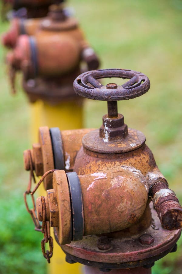 Rusty Fire Hydrant stock image. Image of extinguisher - 18551177