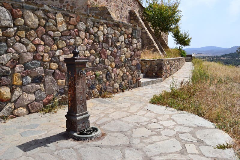 Rusty fountain stock image. Image of nature, refreshing - 20976639