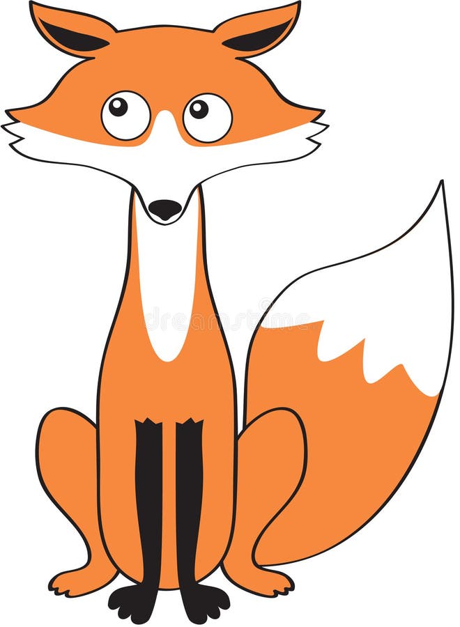 Rusty Fox ilustración del vector. Ilustración de aislante - 50524169