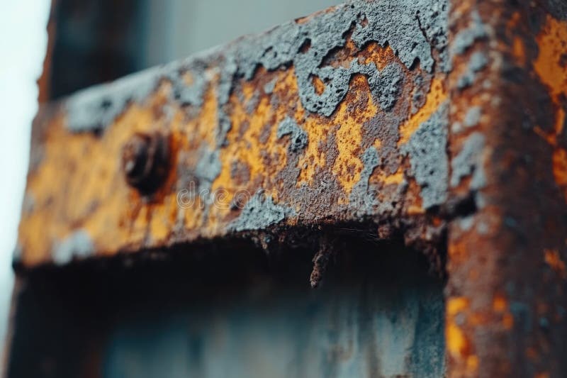A Rusty Fragment of Metal with Holes, Suitable for Use As a Prop or ...