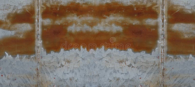 Rusty Galvanized Sheet Texture - Rust Wall Zinc Background Banner ...