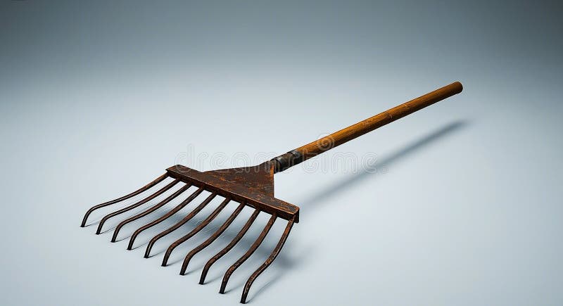 Rusty Hay Rake Forgotten in the Finnish Forest. Old Horse Drawn Farming ...