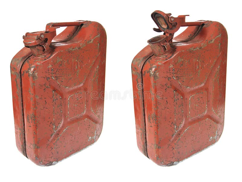 Rusty Gas Can stock photo. Image of diesel, single, gasoline - 13905430