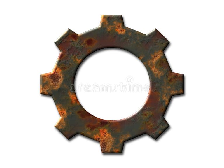 Rusty Metal Industrial Circle Stock Illustrations – 1,806 Rusty Metal ...