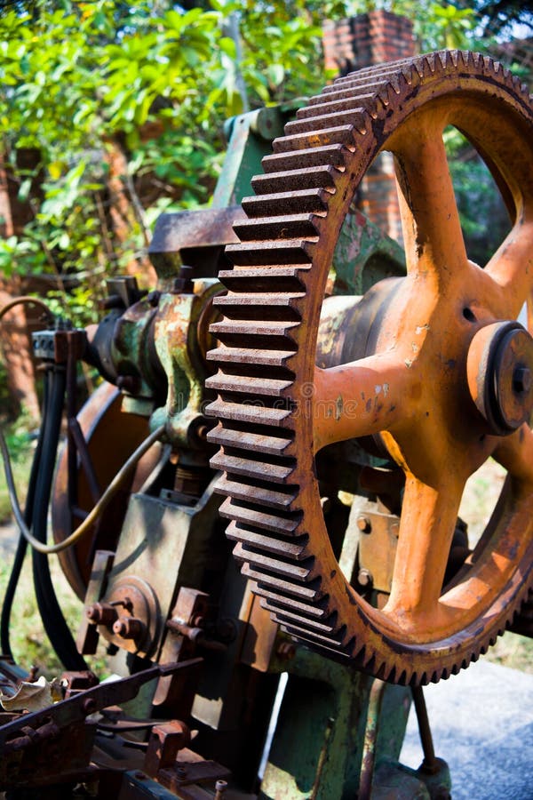 Rusty gear stock image. Image of abandoned, gear, rust - 29098551