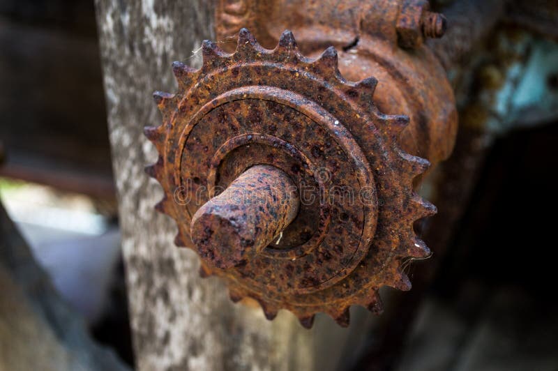 Rusty gear stock image. Image of gears, industrial, gear - 68511671