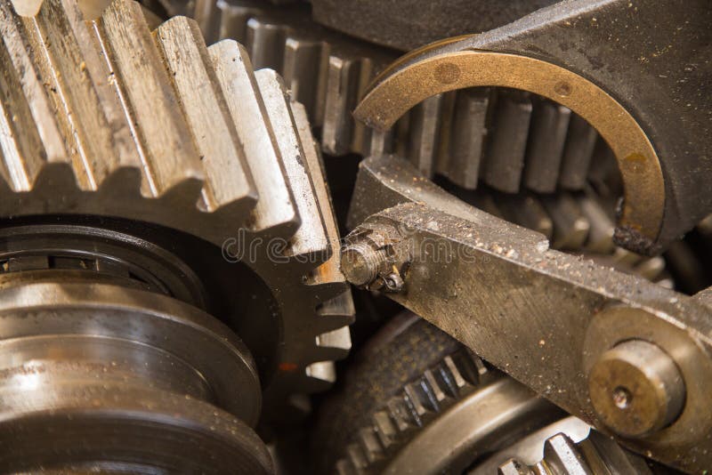 Rusty gear stock photo. Image of industry, inside, macro - 42167886