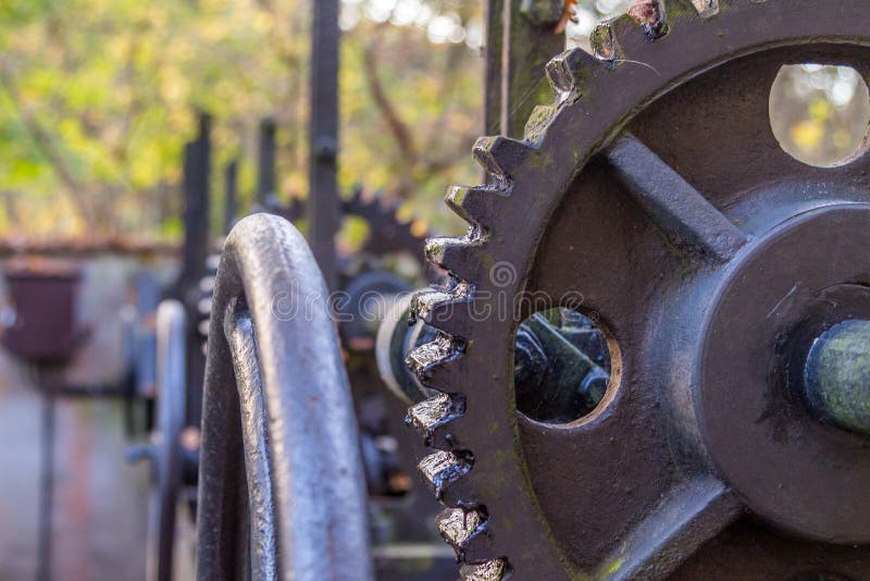 Rusty Gear Wheel stock photo. Image of clockwork, mechanics - 46889966
