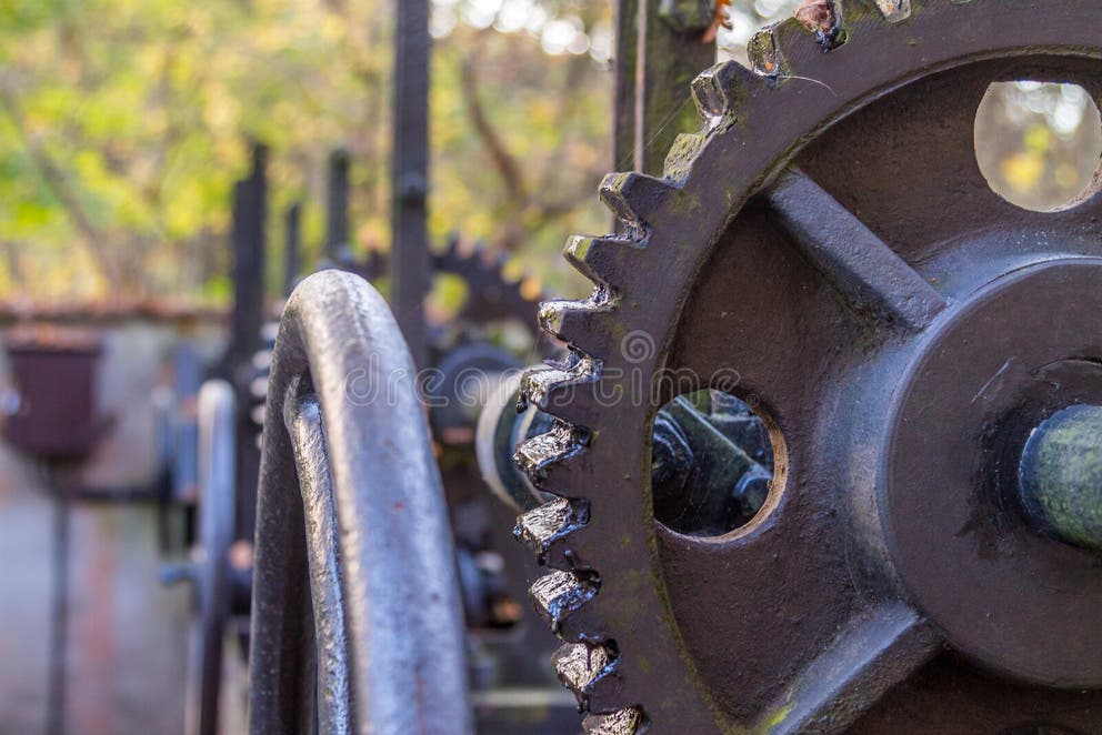 Rusty Gear Wheel stock photo. Image of clockwork, mechanics - 46889966