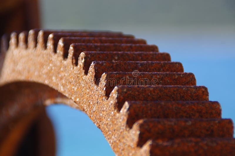 A rusty gear wheel stock photo. Image of rust, corroded - 157659642