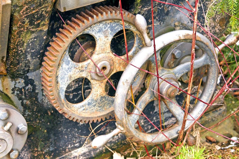 Rusty gear-wheel stock photo. Image of gearwheel, closeup - 30174280
