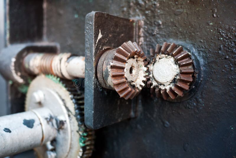 Rusty gears stock image. Image of gearing, group, equipment - 22463365