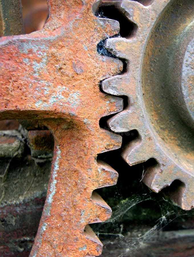 Rusty gears stock image. Image of steel, vintage, canal - 3277123