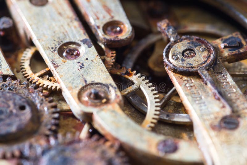 Rusty Gears in an Old Pocket Watch Stock Photo - Image of clockwork ...