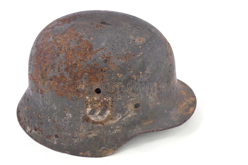 Rusty German battle helmet stock photo. Image of fascism - 5451222