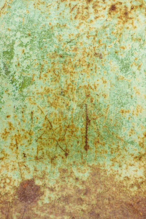 Rusty Green Painted Iron Surface for Backgrounds Stock Image - Image of ...