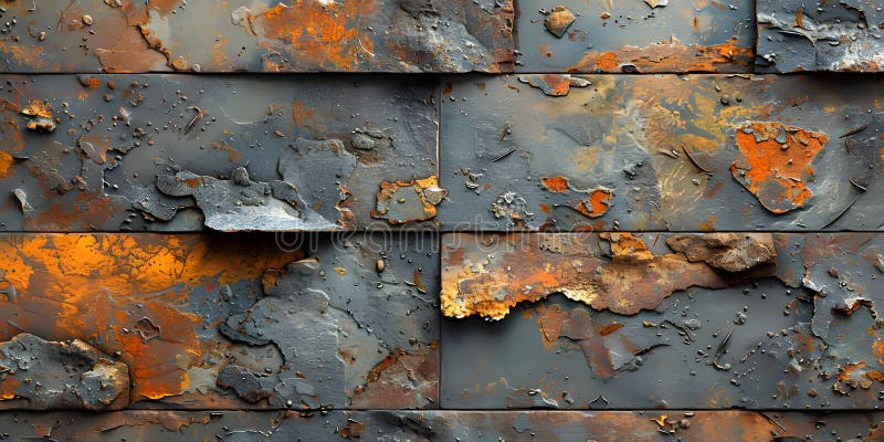 Rusty Grey Metal Texture: Detailed Rust Patterns and Old Metal Stock ...