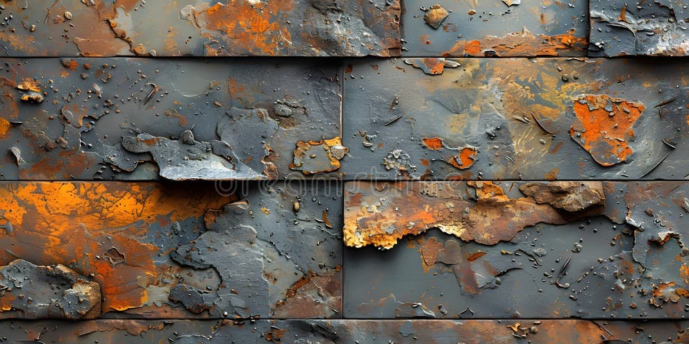 Rusty Grey Metal Texture: Detailed Rust Patterns and Old Metal Stock ...